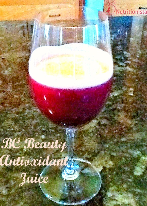 BC Beauty Antioxidant Juice - Nutritionista